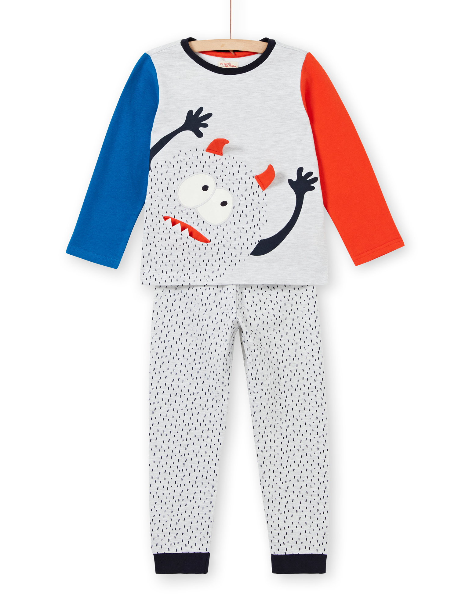 Pijama Criança Menino Em Moletão Padrão Monstro Comprar Online Pijama Dpam